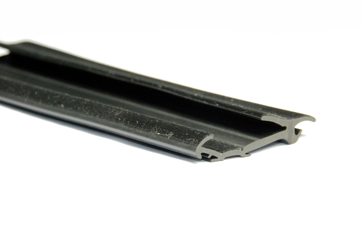 Car Door Frame Rubber Trim Seal , EPDM Solid Flocking Sunroof Rubber Seal