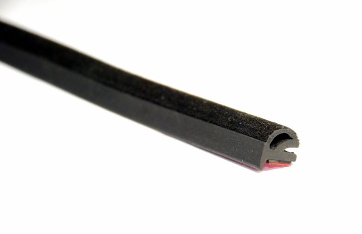 Custom Automotive Rubber Seals extruded EPDM rubber door weather seals